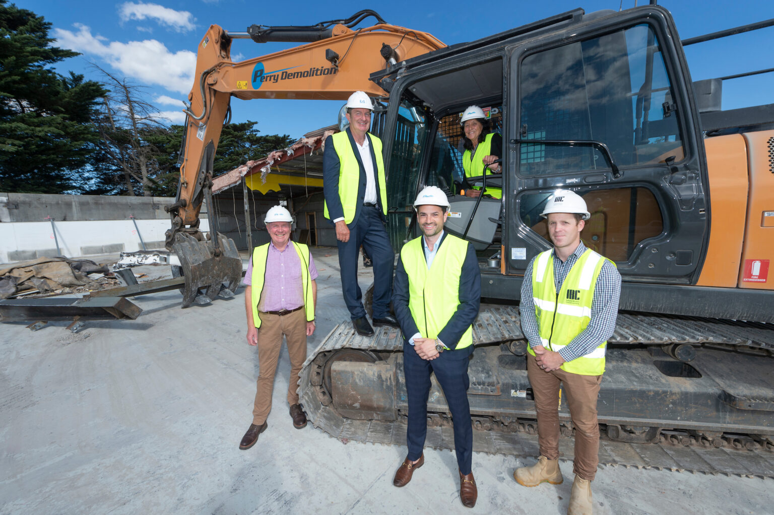 Demolition marks commencement of construction at Barwon Business Park ...