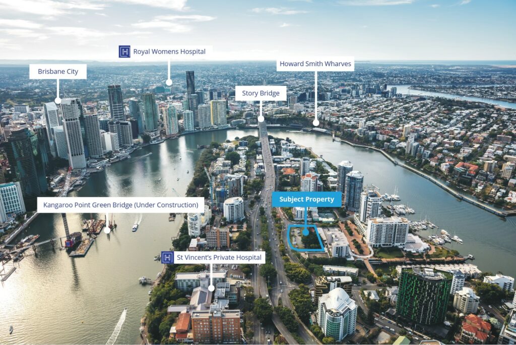 Kangaroo Point development site with approval for 130 luxury apartments ...